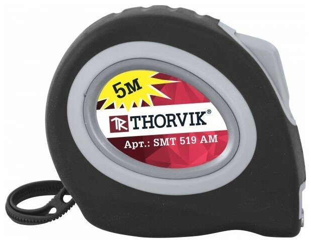 Рулетка 5 м х 19 мм SMT519AM Thorvik, 52391