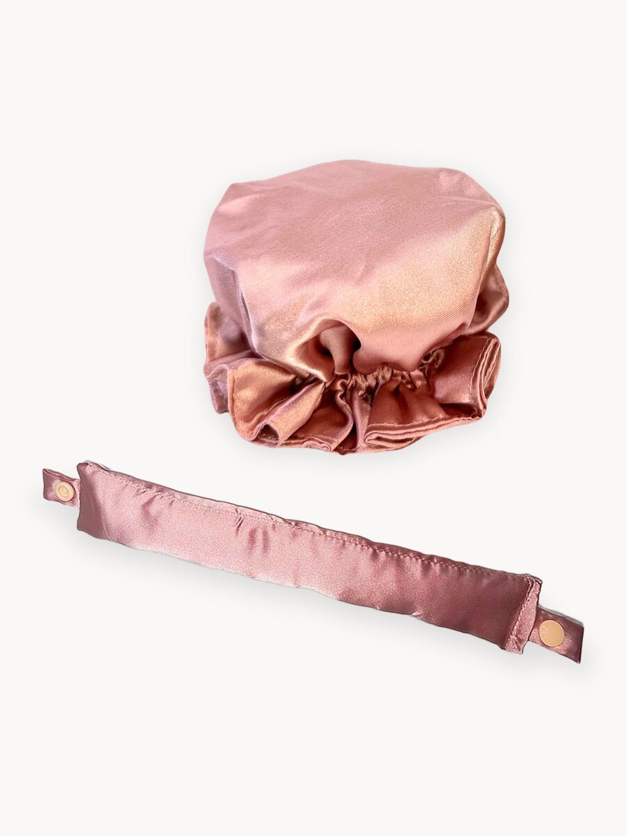 Orlovence бигуди мягкие с шапочкой на ночь. Розовые. Набор 3 шт.