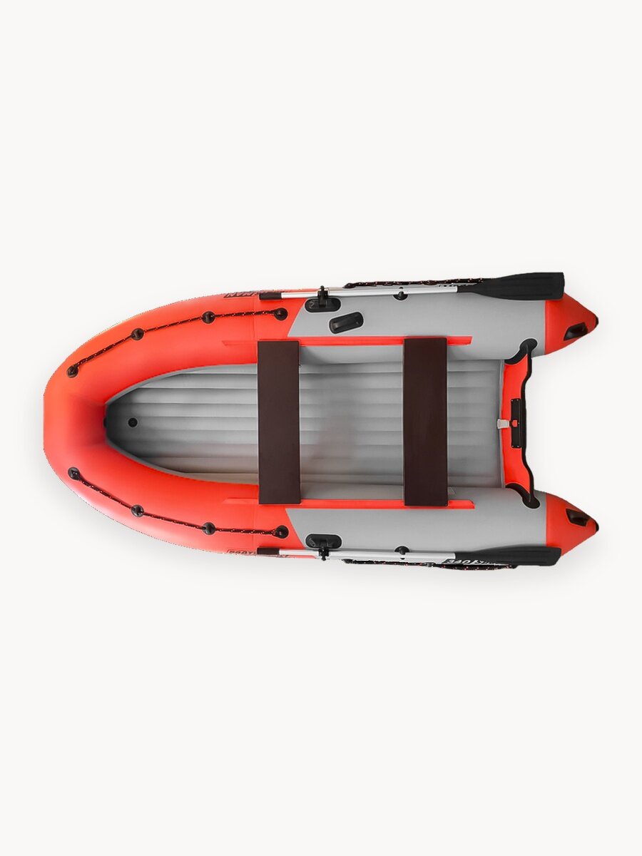 Надувная лодка BoatsMan Sport BT340ASR (графитово-красный)