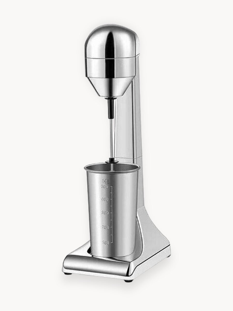 Миксер для молочных коктейлей, Однорожковый , милкшейкер барный, с 1 стаканом