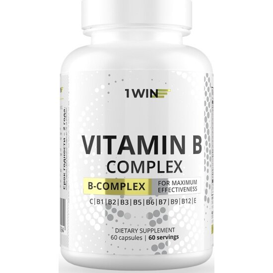 БАД 1WIN Витаминный комплекс группы В 60 капсул