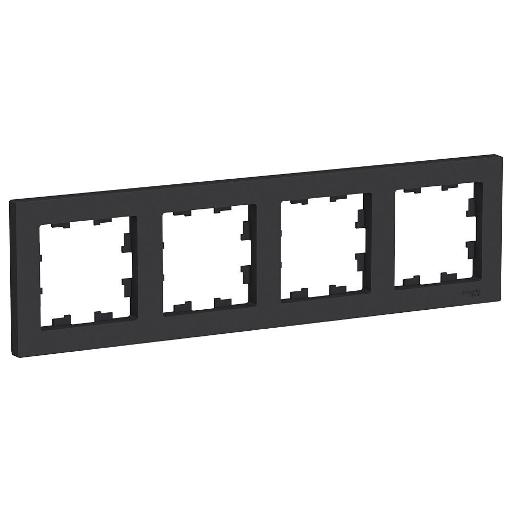Рамка Schneider Electric ATN001004 AtlasDesign, ABS-пластик, универсальная, 4 поста