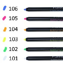 MB002-103 Кар. д/глаз "NEON" гел. флюоресцентный (лимонный)