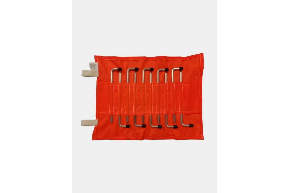 Пингвин Набор колышков 10 шт, длина 20 см, садовые колышки с резиновым наконечником 00296