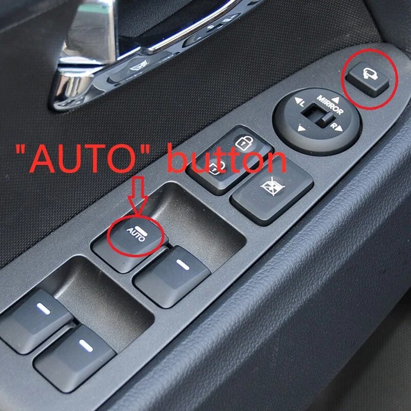 Автоматический доводчик окон Kia Sportage 2010-2015, кнопка AUTO