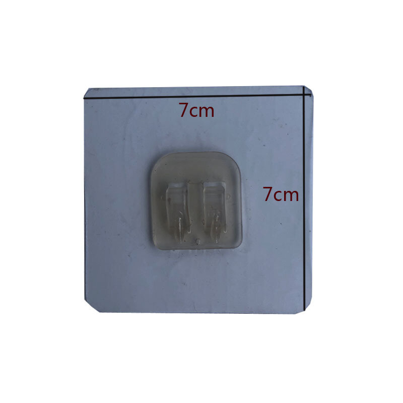 Прозрачная клейкая лента для настенного крюка для надежного крепления - Одна штука