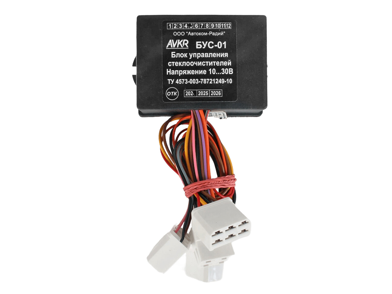 Блок управления ПАЗ стеклоочистителем 12/24V НПП радий