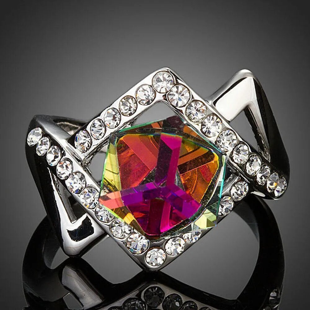 Кольцо, Swarovski Zirconia