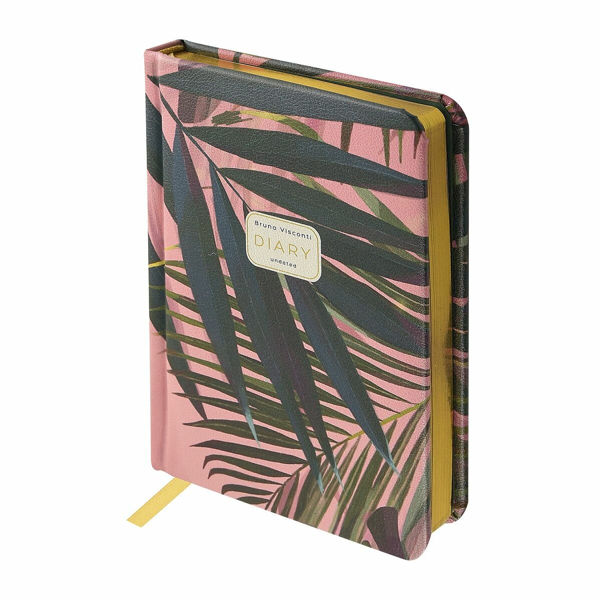 Ежедневник BrunoVisconti А6 "Пальмовые листья" недатированный 240 стр.