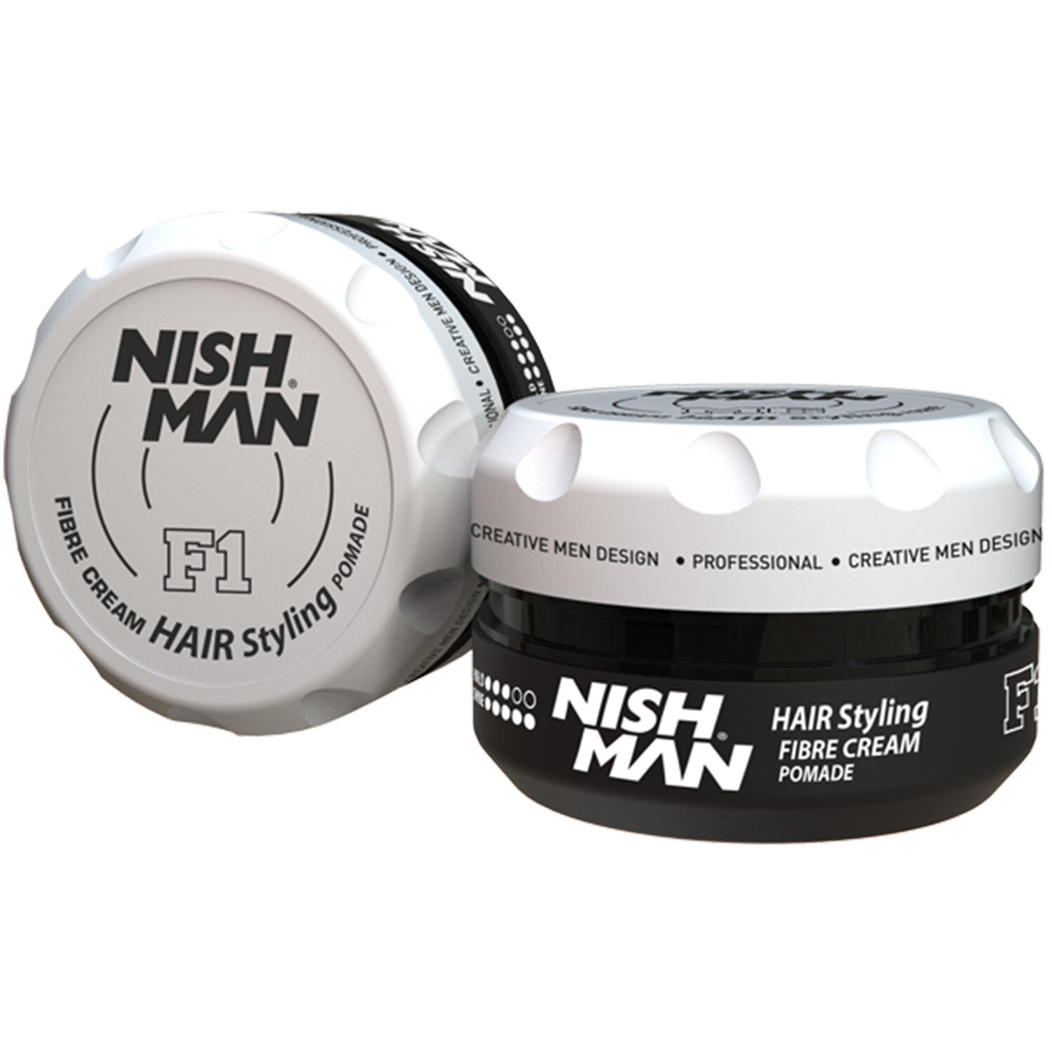 Помада для волос NISHMAN HAIR STYLING FIBRE CREAM POMADE F1, 100 мл