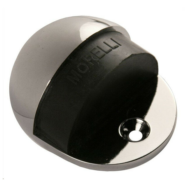 MORELLI DS1 хром стопор для двери - надёжный фиксатор створки, устойчив к износу, простой монтаж