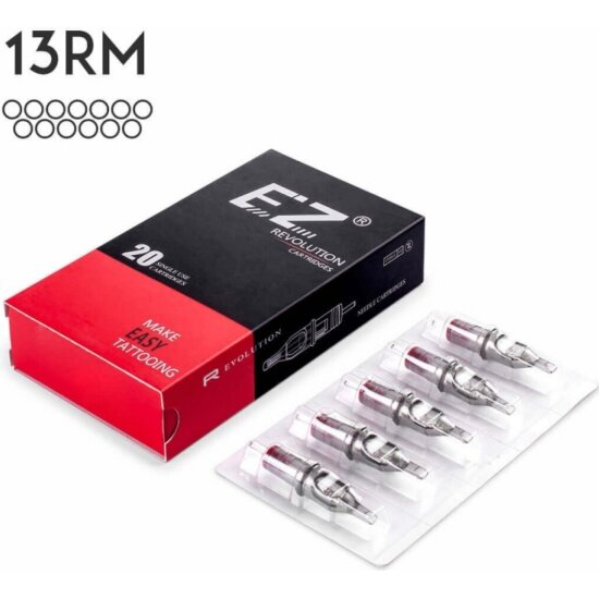 Тату картридж EZ Tattoo EZ Revolution Round Magnum 13RM - 0,30 мм (20 шт/уп) RC1013RM