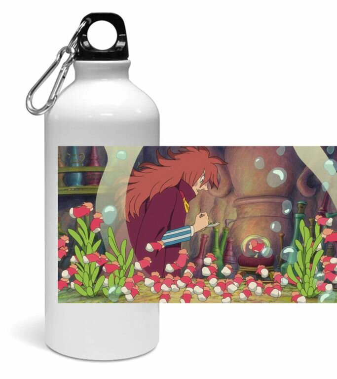 Спортивная бутылка Рыбка Поньо на Утёсе №9