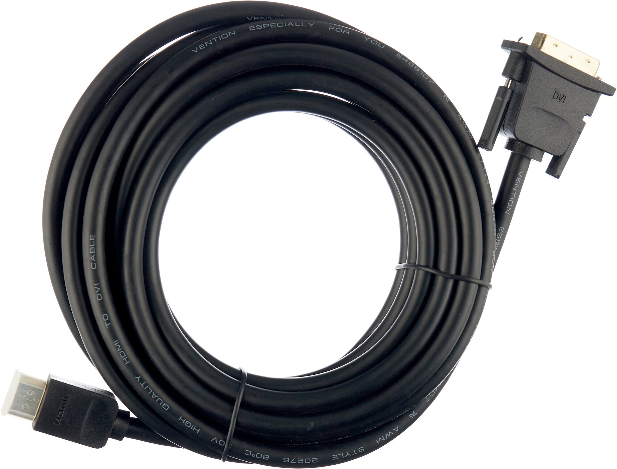Кабель HDMI - DVI Vention ABFBJ 5.0m — фото 1