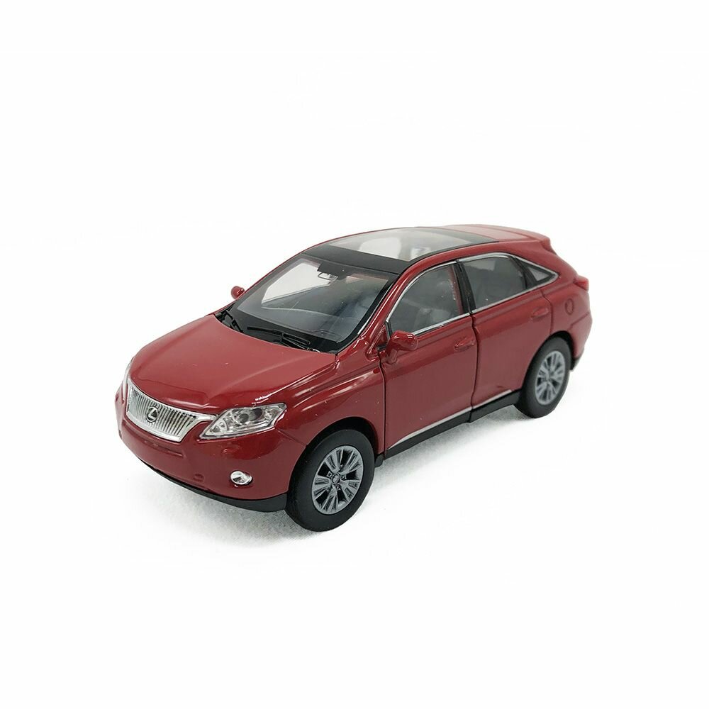 Машинка Welly Lexus RX 450h, 1:41, темно-красный, арт.43641W