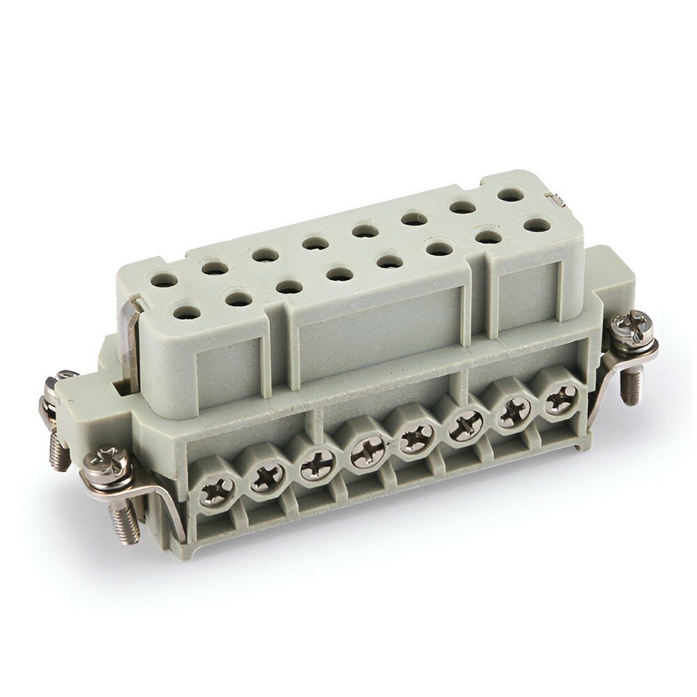 Контактная вставка прямоугольного промышленного разъема ZJHK HA-016-F (09200162812)