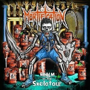 Виниловая пластинка Mortification – Realm Of The Skelataur, LP, черный винил, Soundmass Records 2015