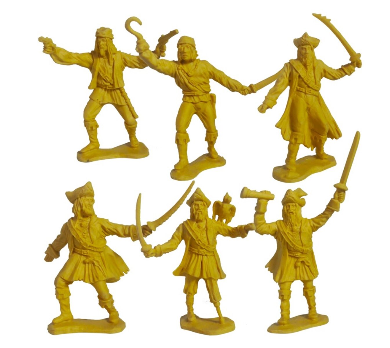 Набор солдатиков Биплант Пираты, 6 фигурок 12086