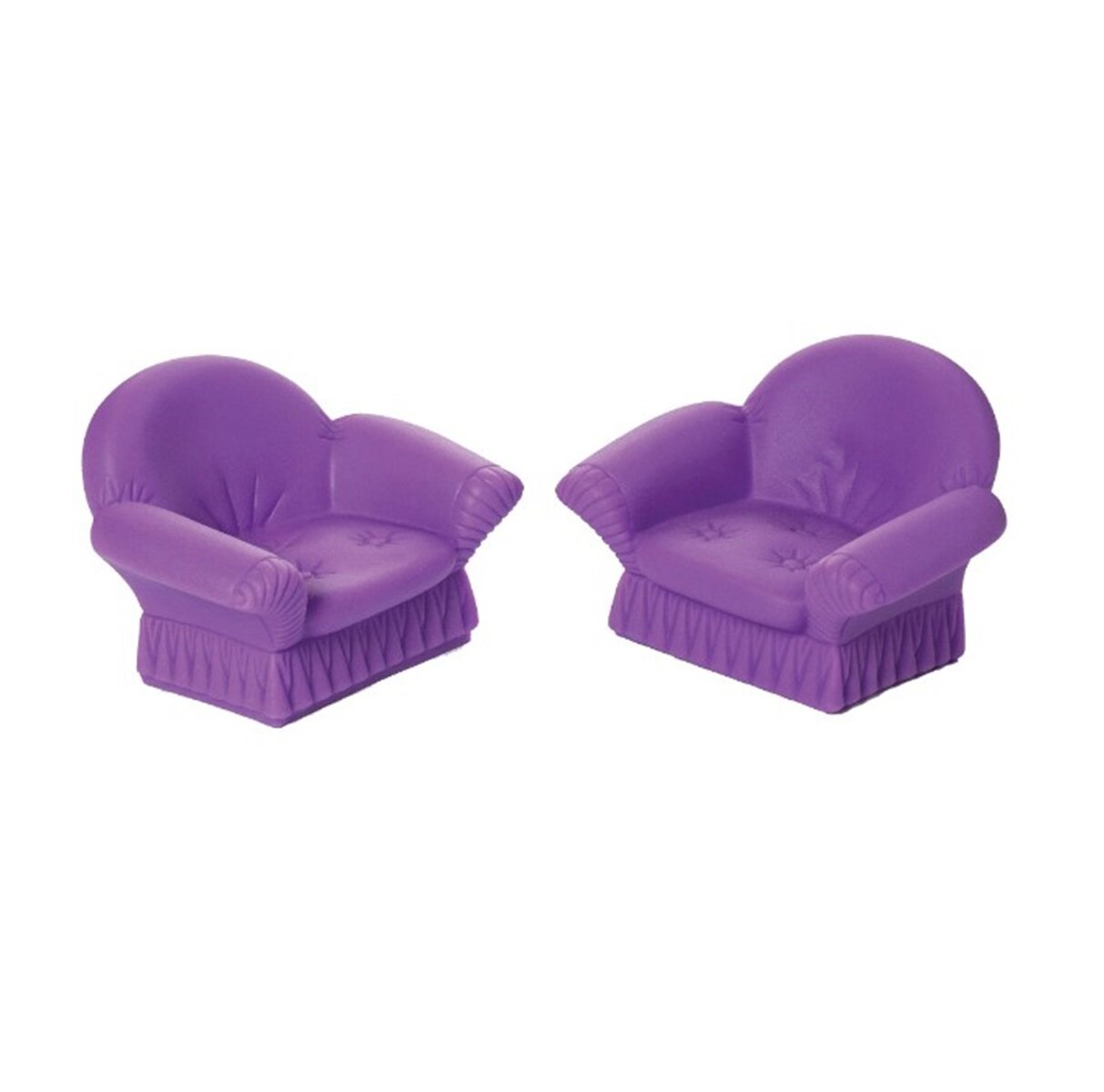 Кресла Огонек мягкие, сиреневые С-1491/сиреневые