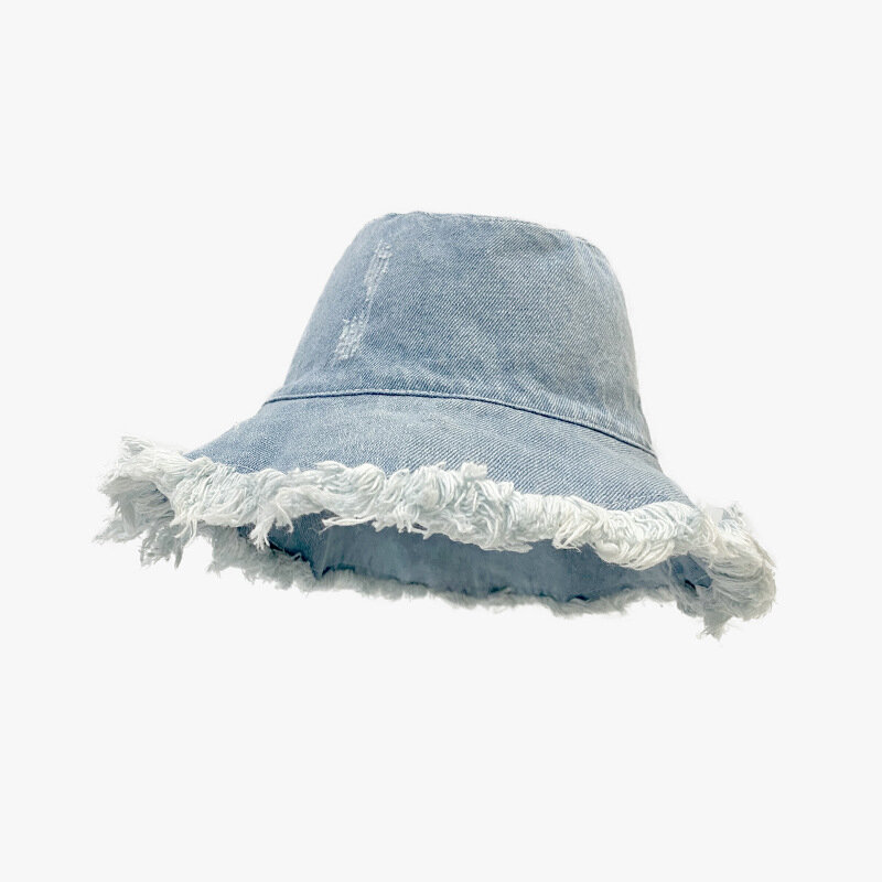 Шляпа-ведро "Дикая нищенка", женская, светлый деним, размер 1