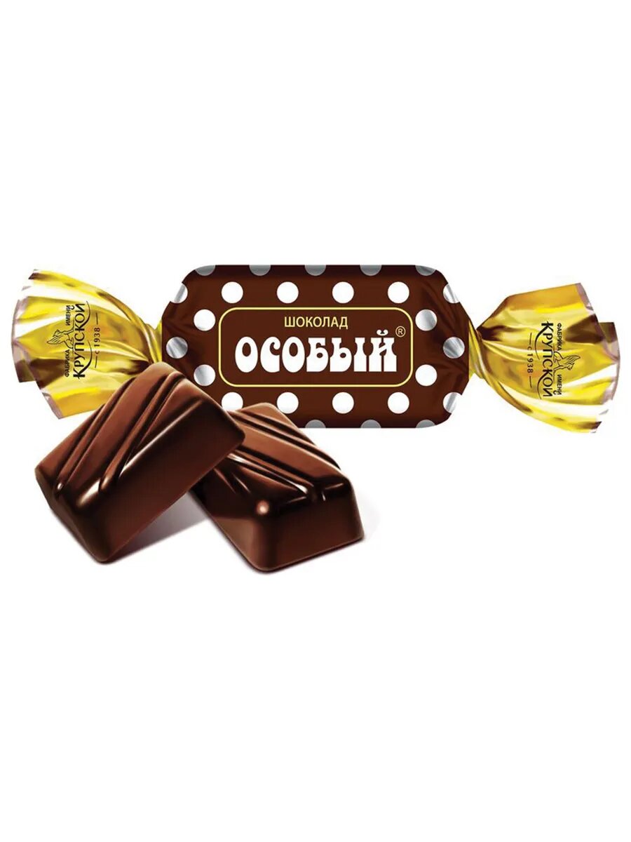 Конфеты Особый из темного шоколада, 200 г