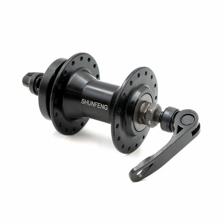 Втулка передняя SHUNFENG МТБ SF A210F, 32 спицы, с эксцентриком, под дисковый тормоз,