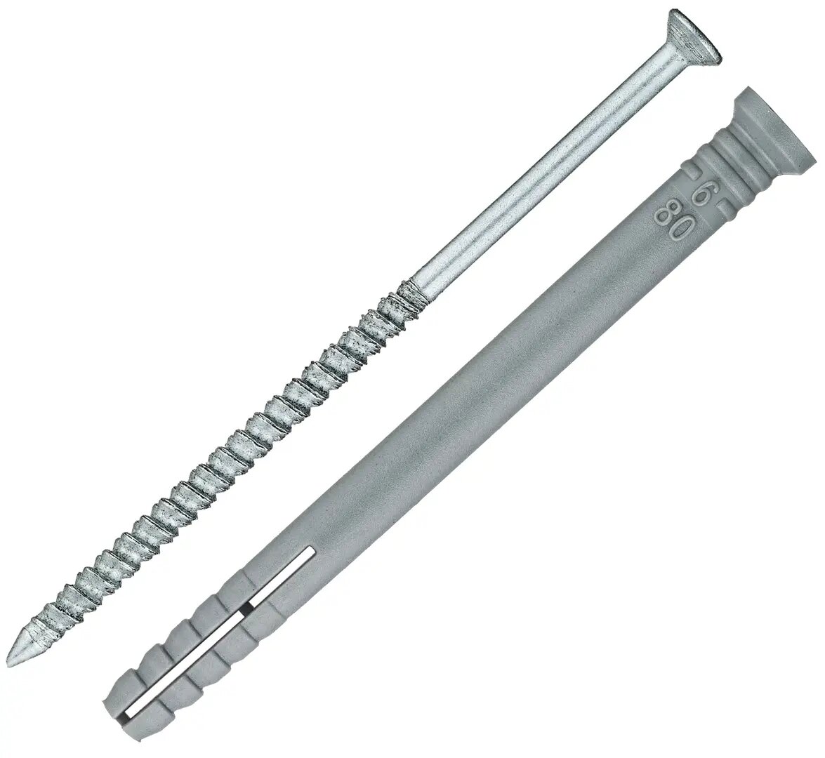 Дюбель-гвоздь потайной Tech-krep SM-L 6x80 мм полипропиленовый 10 шт.