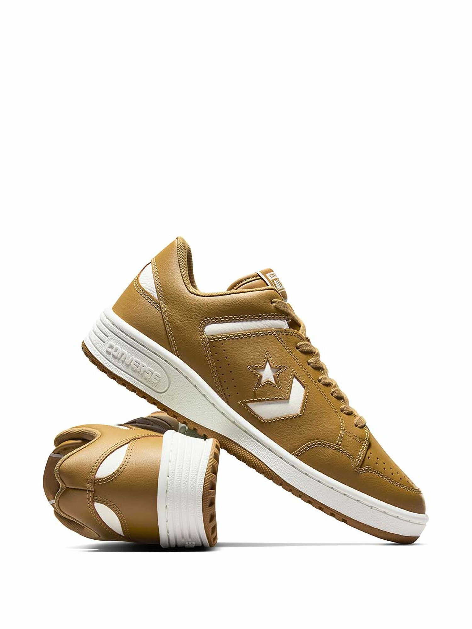 Кроссовки Converse Weapon, размер 8 US, коричневый/серый/оранжевый — фото 1