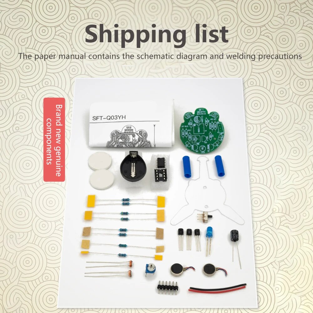 Gaqqee Photosensitive mobile robot kit firefly DIY