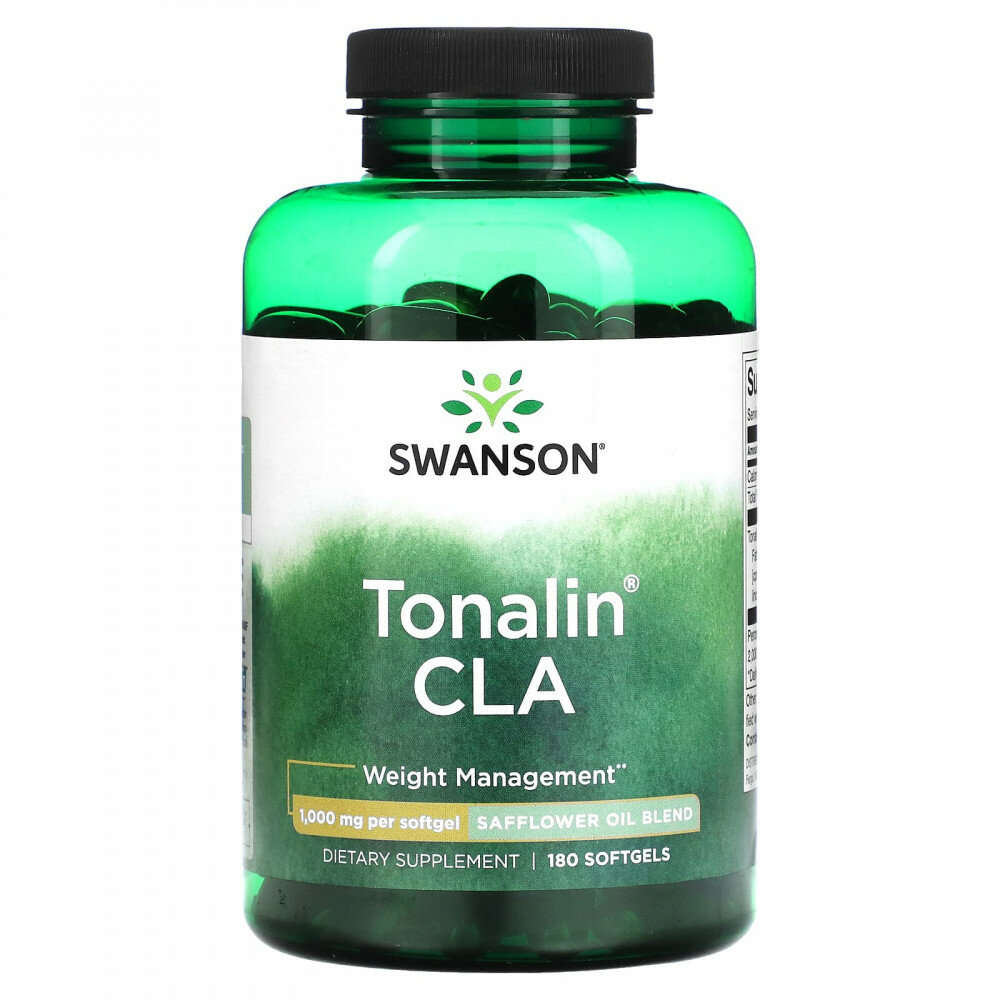 Swanson, Tonalin® CLA, 1000 мг, 180 капсул