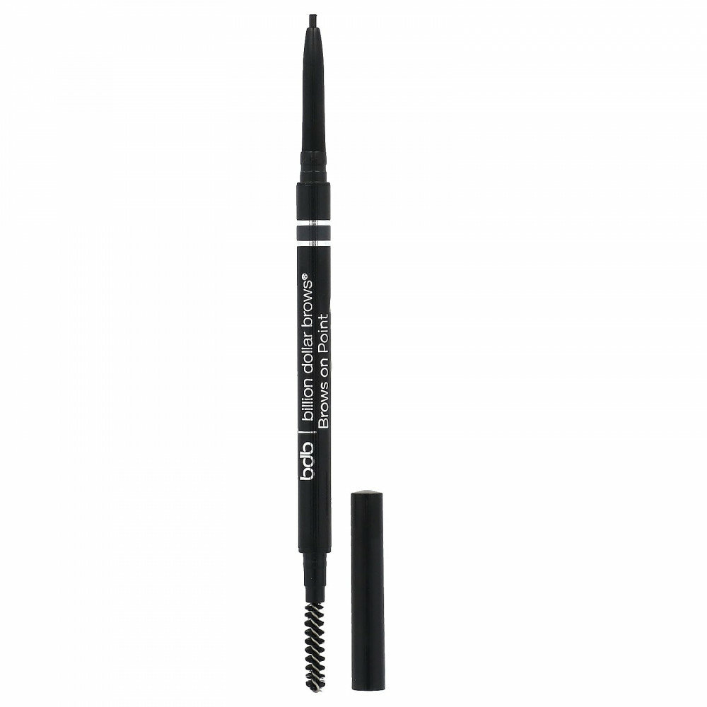 Billion Dollar Beauty, Brows on Point: брови на миллиард долларов микрокарандаш для бровей, ворон, 0,045 г (0,002 унции)