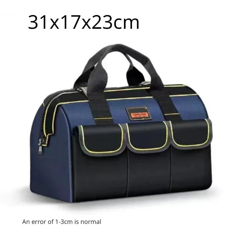 Многофункциональная сумка для инструментов, сумка для электрика из ткани Оксфорд 1680D, водонепроницаемая сумка для хранения с несколькими карманами, защита от падения, инструменты для электрика
