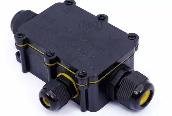 Электро FERON STEKKER коробка распределительная водонепроницаемая 3 выхода с клеммой LD523 49121