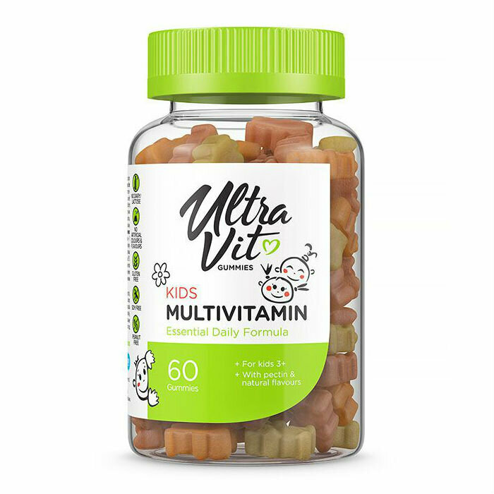 Мультивитаминный комплекс Utra Vit kids multivitamin 60 жевательных таб.