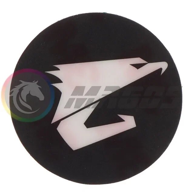 Наклейка на вентилятор ПК MSI AORUS золотистая