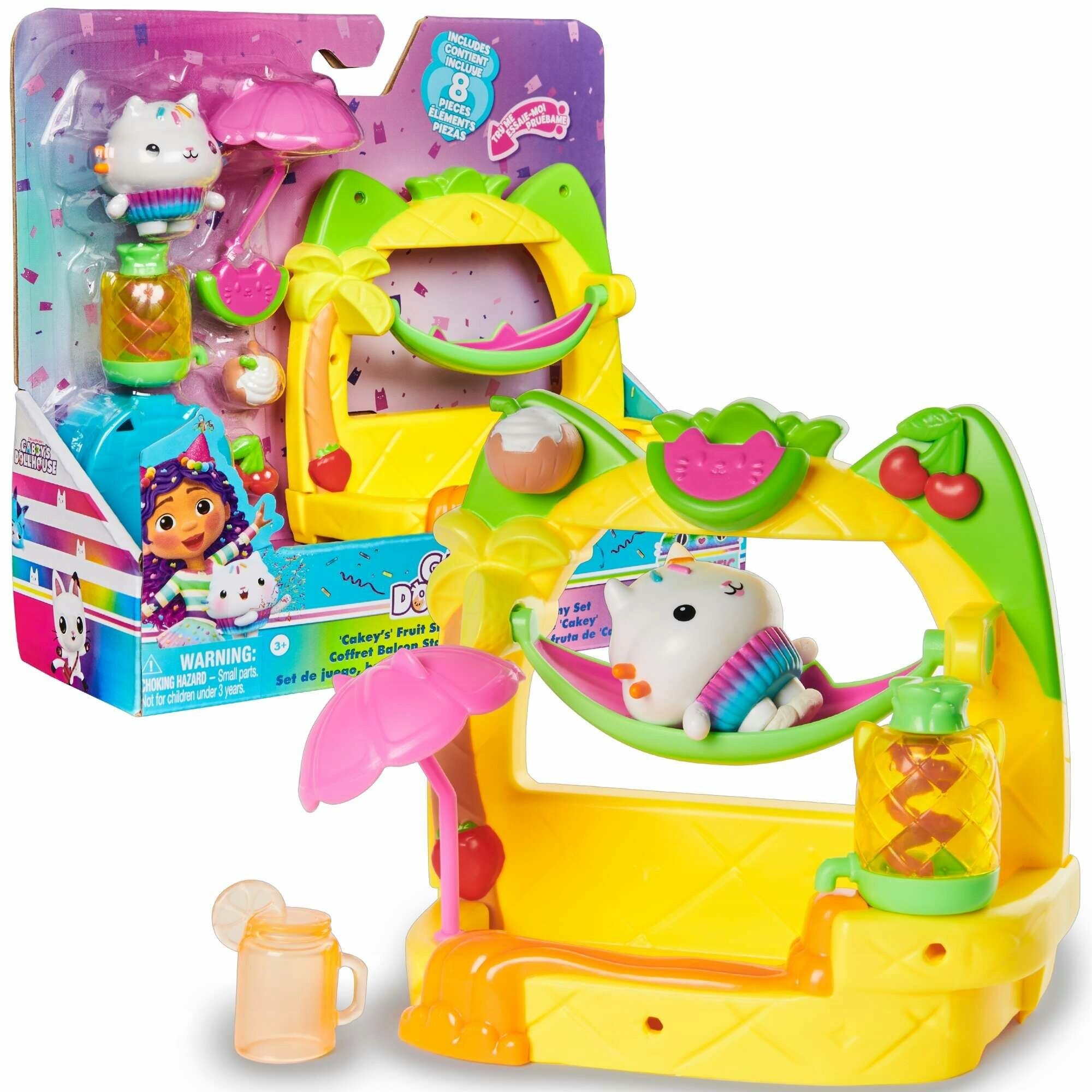 Игровой набор Spin Master "Балкон Пандуш", для "Кукольного домика Габби", 9 элементов