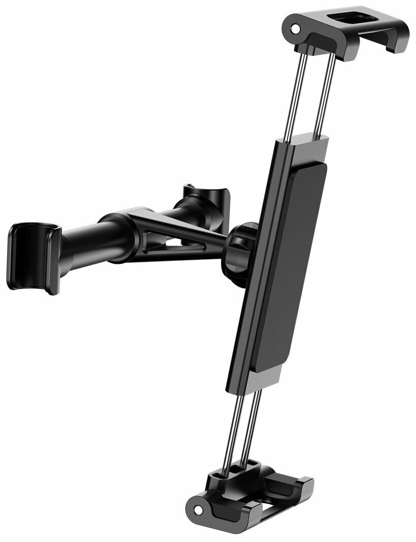 Автомобильный держатель для мобильных устройств на подголовник Baseus Back Seat - Черный (SUHZ-01)