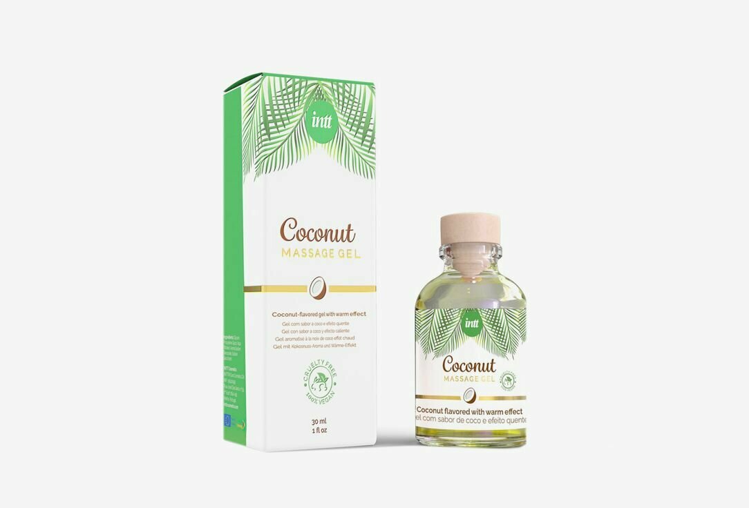 Массажный гель INTT COSMETICS Coconut 30 мл