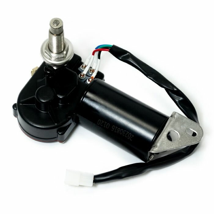 Электропривод стеклоочистителя W.E, вал "длинный" 50 мм, посадка 13.5 мм, 12В