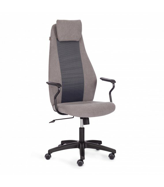 TetChair Кресло AVIATOR флок, ткань, серый/серый