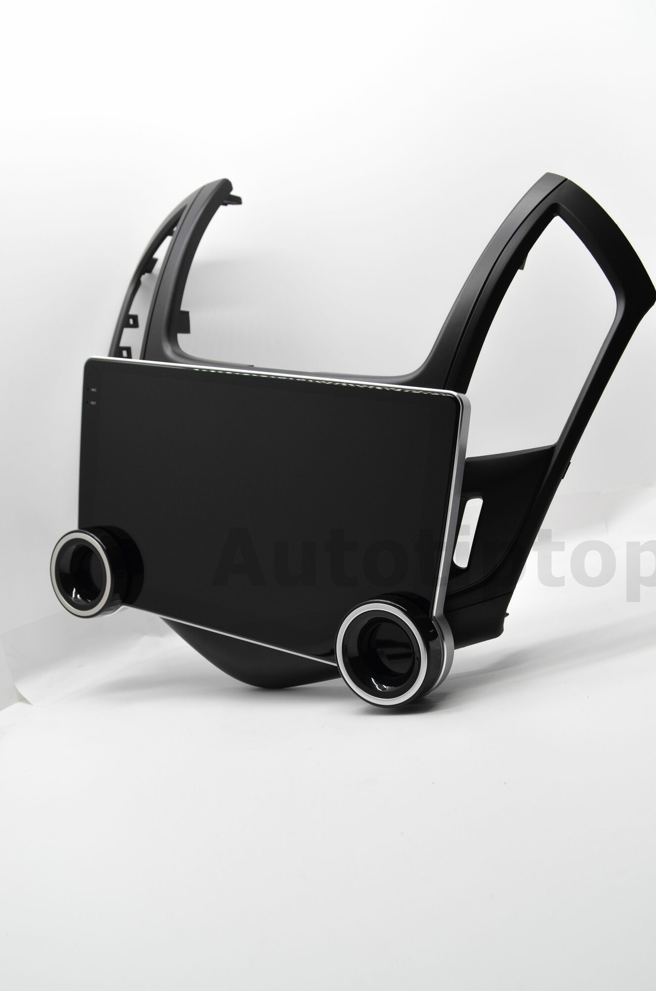 Большая магнитола Tesla 8 core 4/64 с крутилками Chevrolet Cruze j300 2012-2015 черная рамка