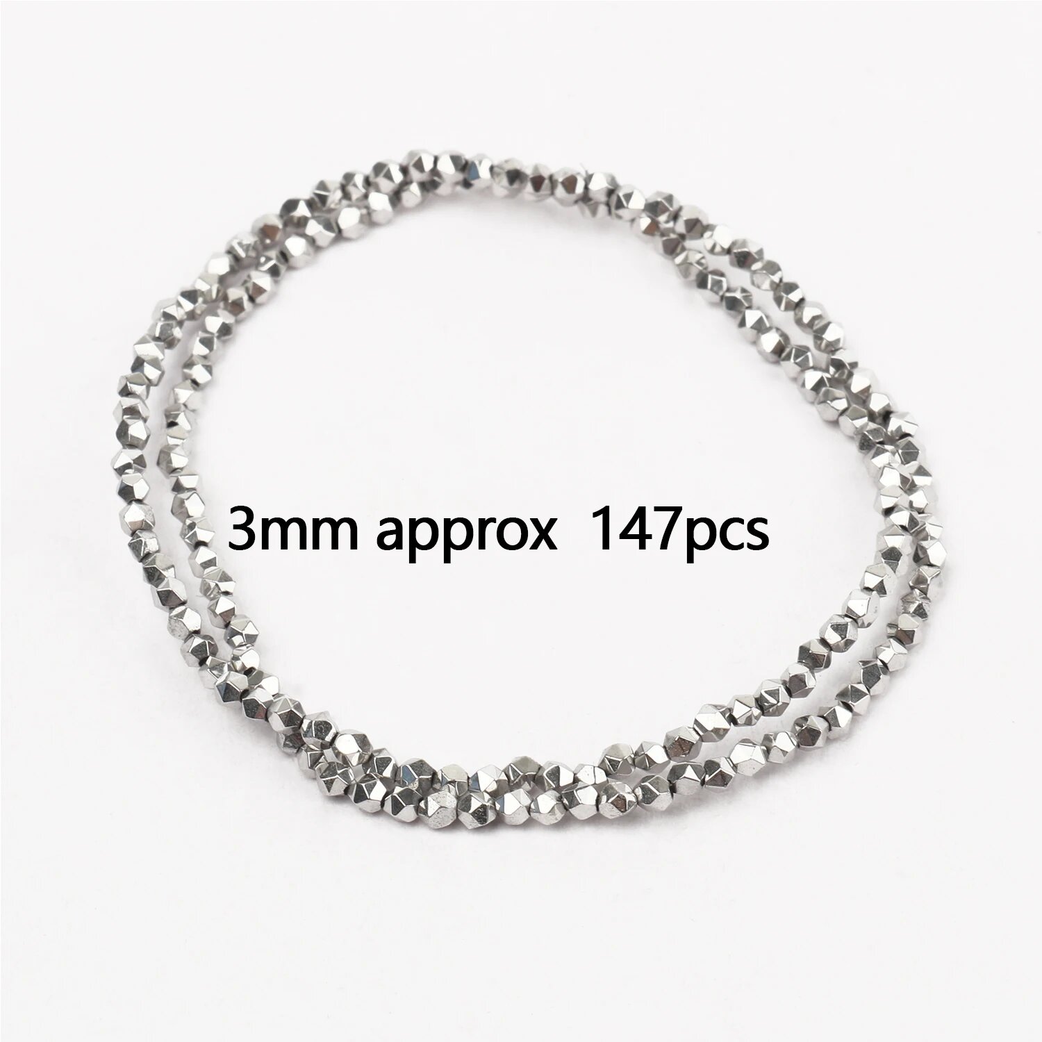 Гематитовые бусины TANANTA белые для ювелирных изделий type30-3mm