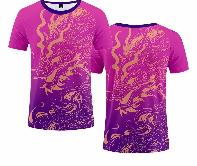 Футболка "Dragon Boat Festival", впитывающая пот, быстросохнущая, с принтом журнала, мужская/женская, размер M