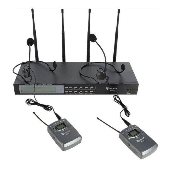 Радиосистема на два микрофона Intrend ITWMIC-JS-LH