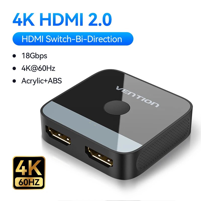Vention HDMI 2.1 разветвитель 8K 4K60Hz HDMI 2.0