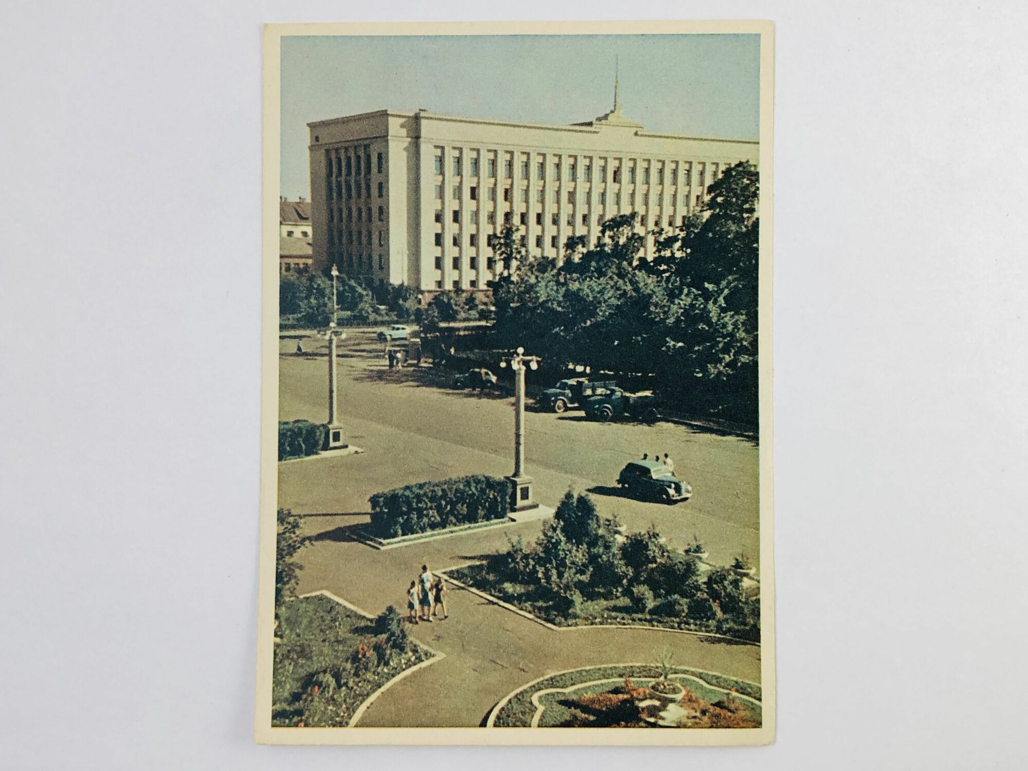 Бсср. Минск. Здание ЦК КПБ. Открытка