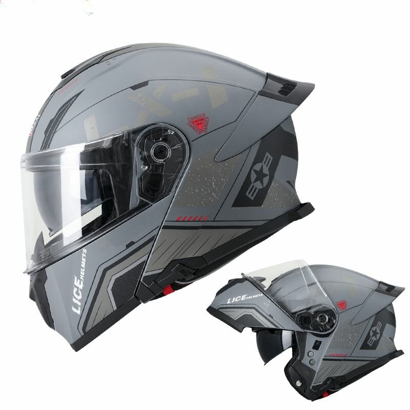 Мотошлем трансформер двойное стекло полный и 3 4 защита универсальный для мужчин и женщин всесезонный239