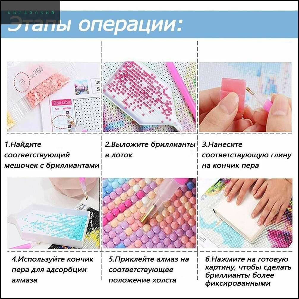 Алмазная мозаика Церковь на озере / вышивка / Круглая картина со стразами. Полная планировка. Размер холста 140х50 см, картины 135х45 без подрамника, рамы