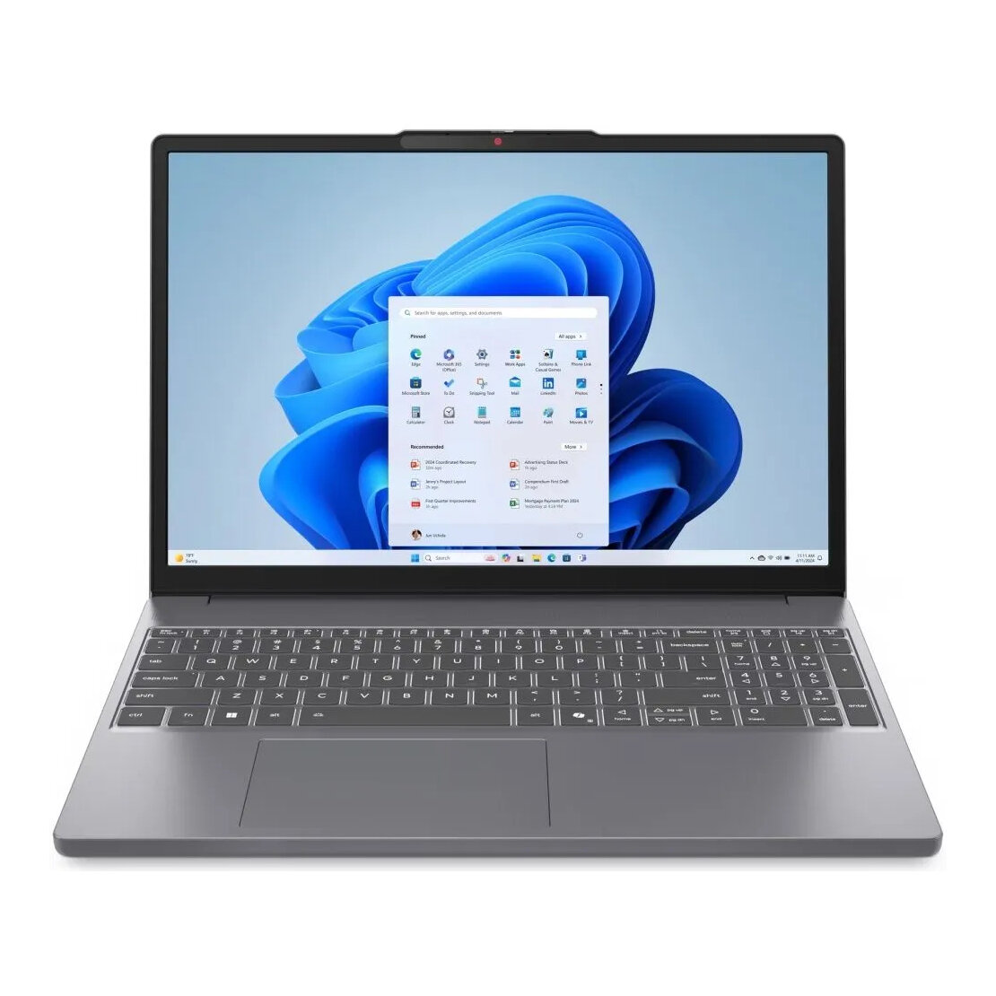 Ноутбук Lenovo IdeaPad Slim 3 15IRH10 15.3 IPS/Core i5 13420H/16Gb/512Gb/UHDG/без ОС, серый