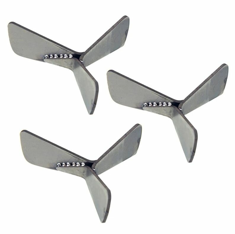 Титановый паяльник Trivet, три руки, золотистый, серебристый 3шт